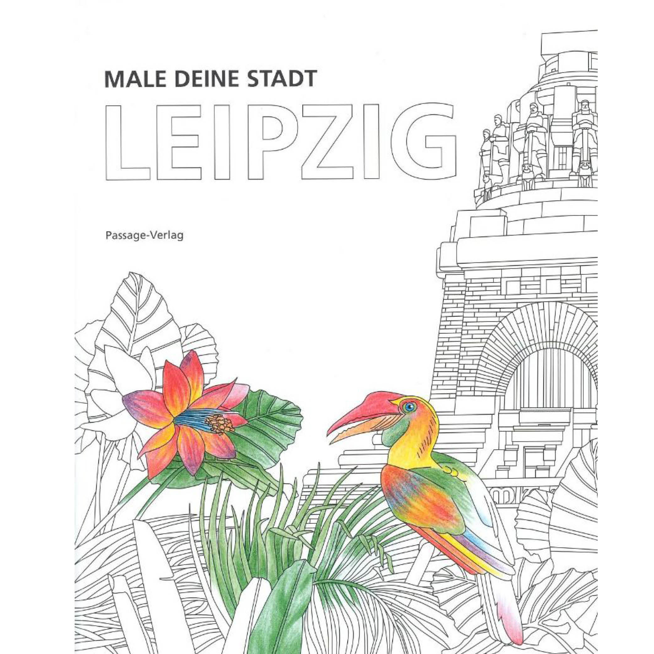 Male deine Stadt: Leipzig (Ausmalbilder rund zum Thema Leipzig)